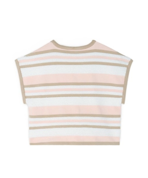 Fendi Multicolor Cotton Knit Crop Top