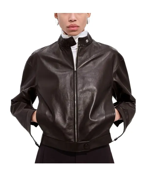 Bottega Veneta Papery Leather Blouson