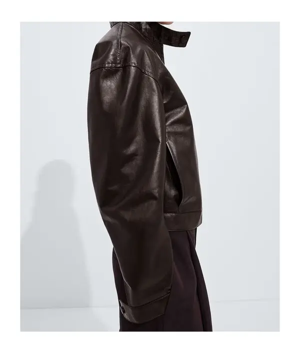 Bottega Veneta Papery Leather Blouson