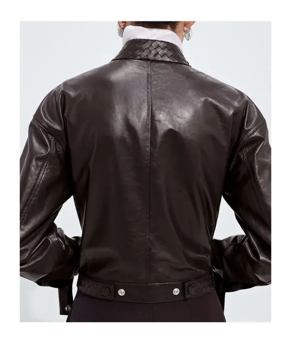 Bottega Veneta Papery Leather Blouson