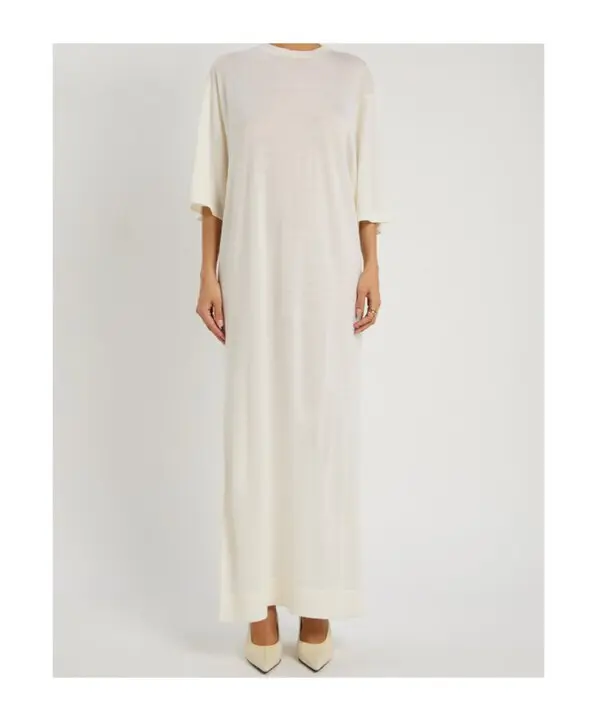 TOTEME Fine-knit Wool Maxi Tee Dress