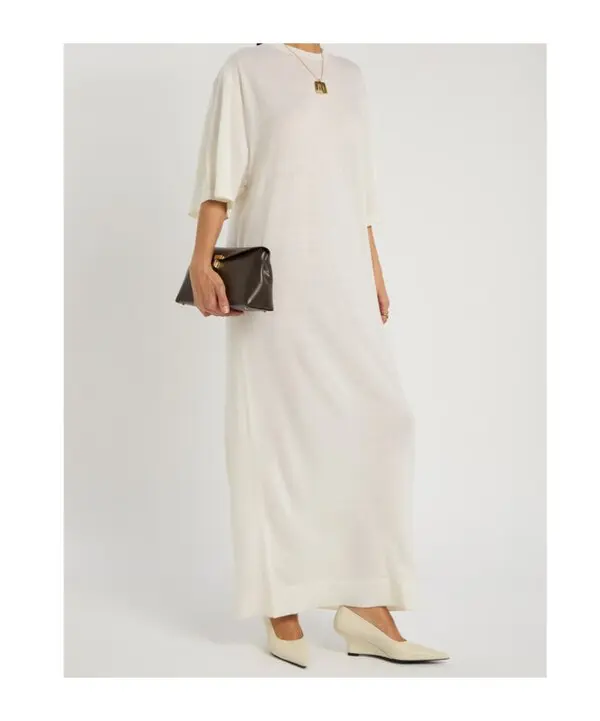 TOTEME Fine-knit Wool Maxi Tee Dress