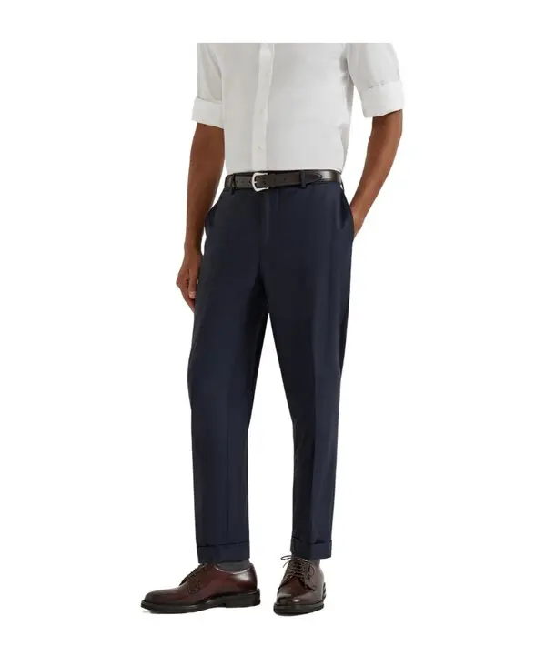 Brunello Cucinelli Tapered-leg Wool Trousers
