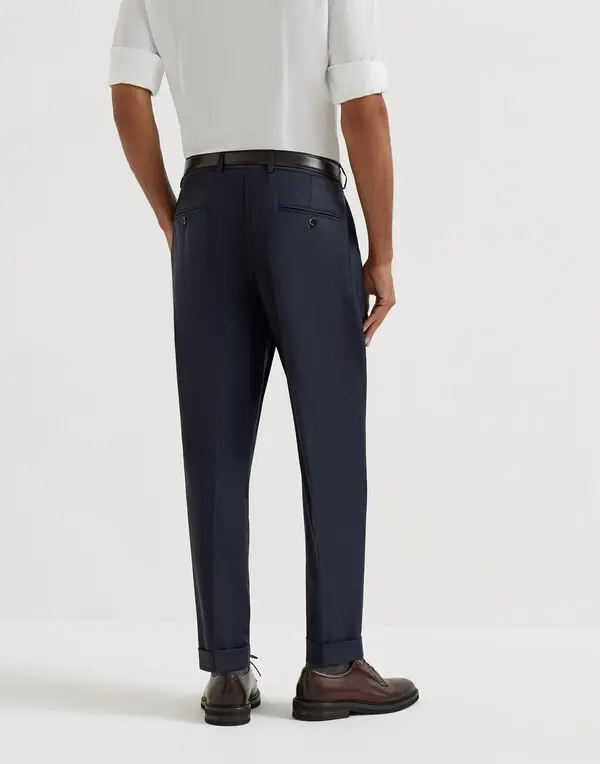 Brunello Cucinelli Tapered-leg Wool Trousers