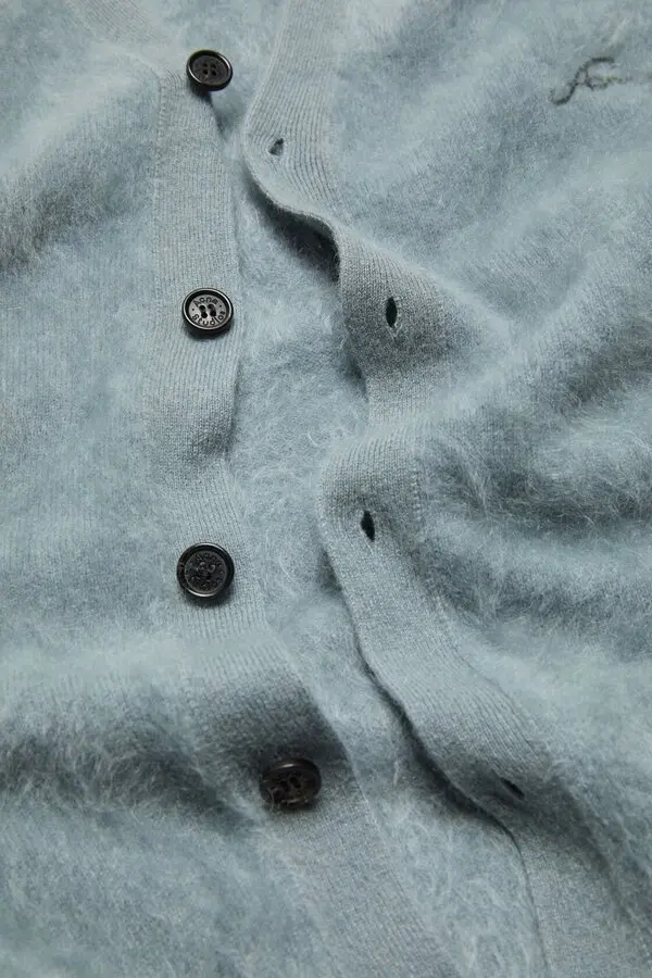 Acne Studios V-neck Fuzzy Cardigan