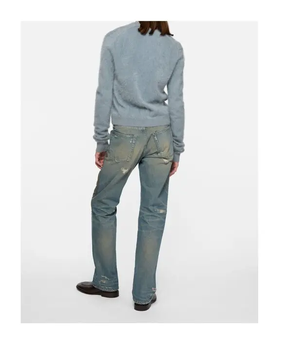 Acne Studios V-neck Fuzzy Cardigan