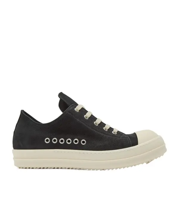 Rick Owens Lace-up Rubber Toe Sneakers - Black