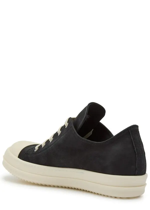 Rick Owens Lace-up Rubber Toe Sneakers - Black