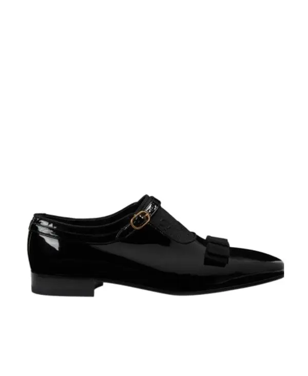 Gucci Gg Canvas Leather Loafers