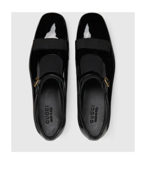 Gucci Gg Canvas Leather Loafers