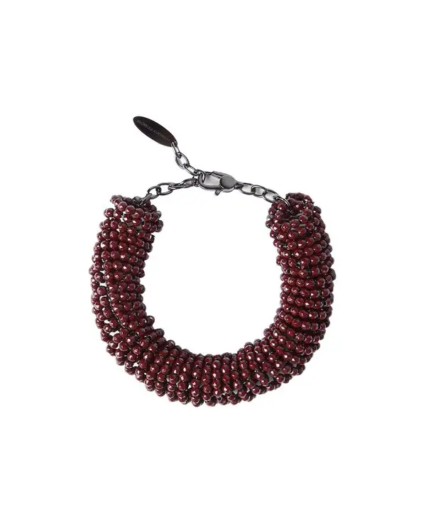 Brunello Cucinelli Hematite And Sterling Silver Bracelet