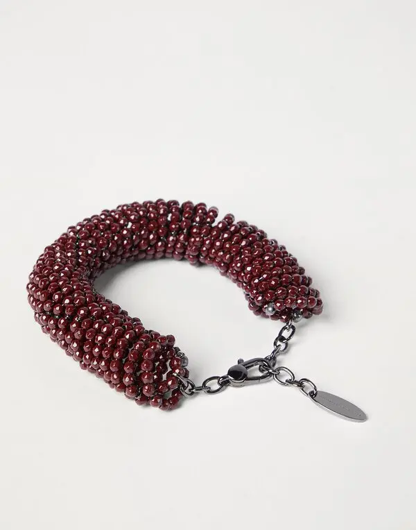 Brunello Cucinelli Hematite And Sterling Silver Bracelet