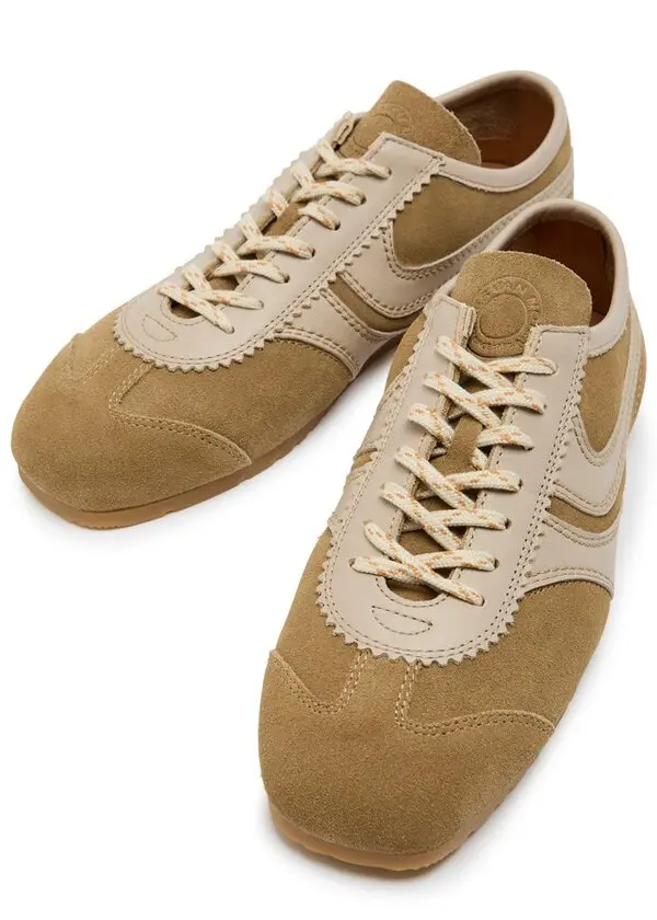 Dries Van Noten Dustin Panelled Suede Sneakers