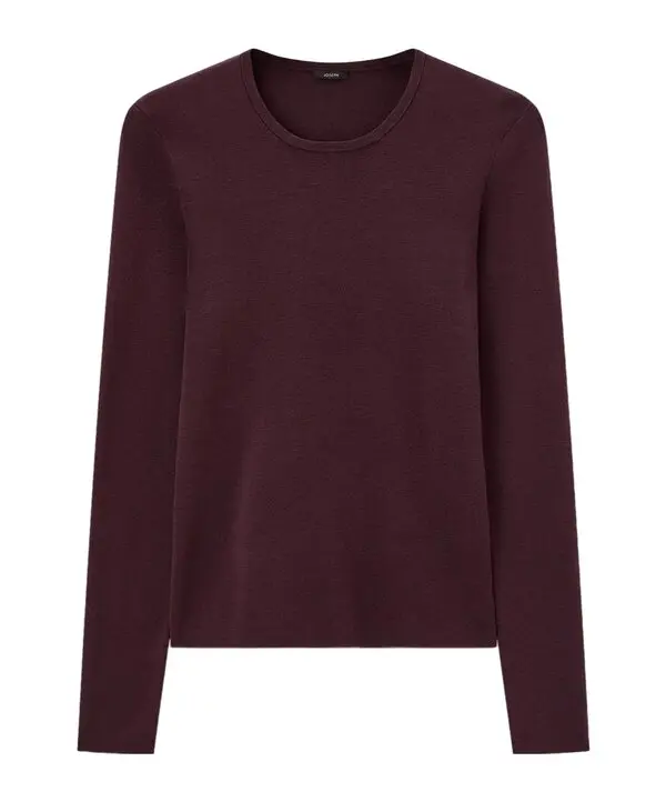 JOSEPH Long-sleeve Round-neck Sweater