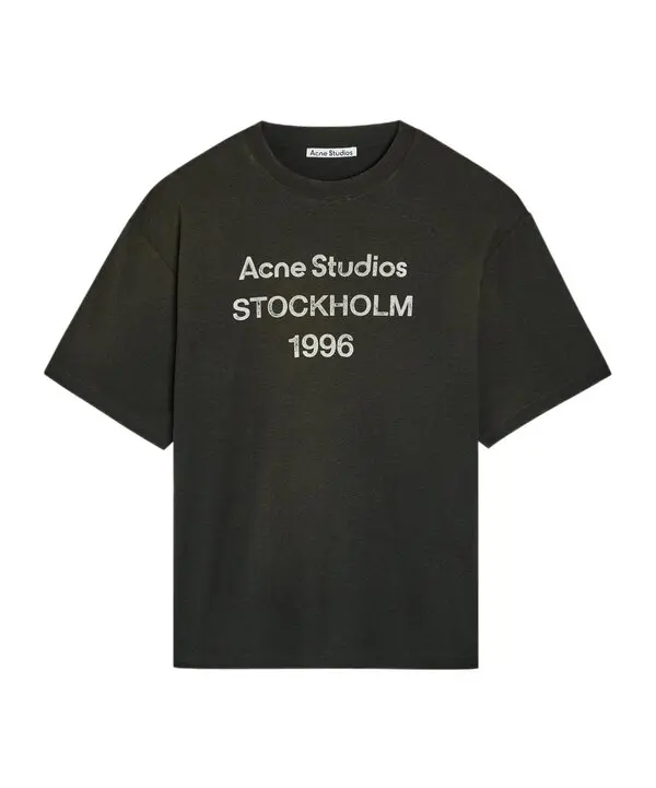 Acne Studios Exford Printed Cotton-blend T-shirt