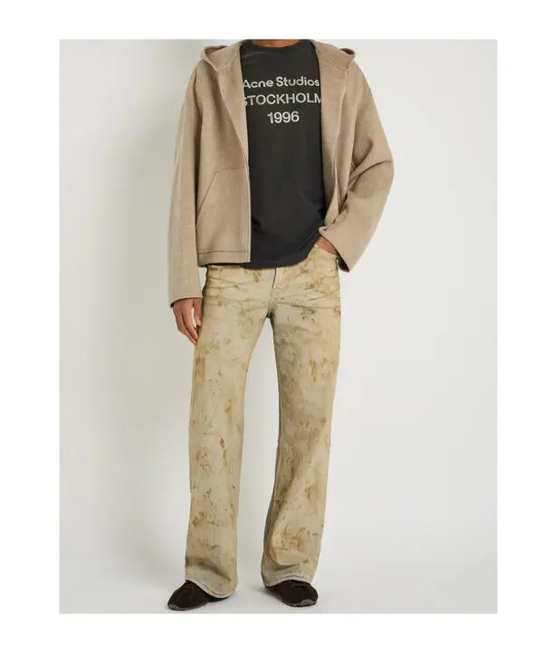 Acne Studios Exford Printed Cotton-blend T-shirt