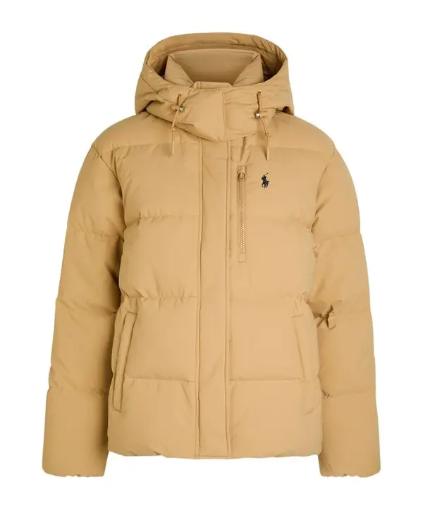Polo Ralph Lauren Logo-embroidered Padded Shell Jacket - Nude