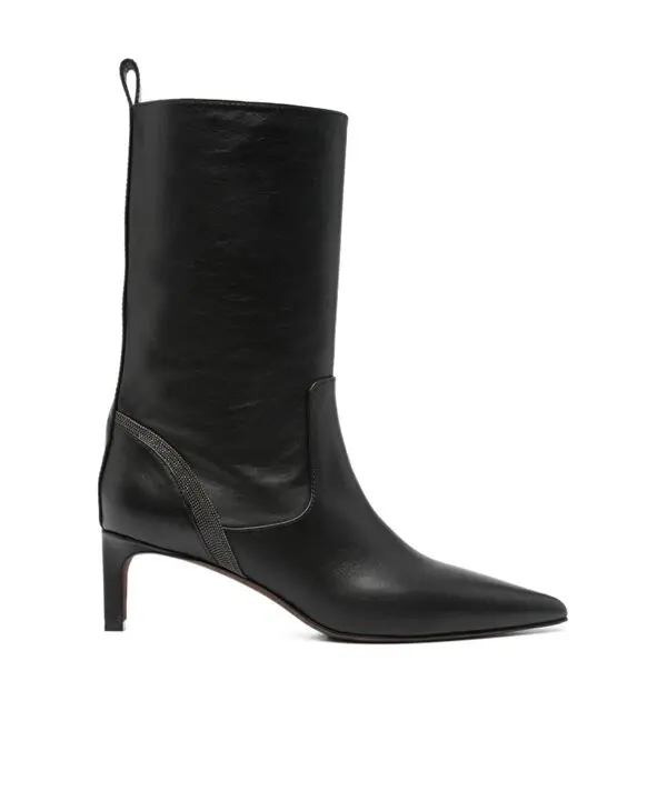 Brunello Cucinelli 70mm Mid-calf Boots - Black