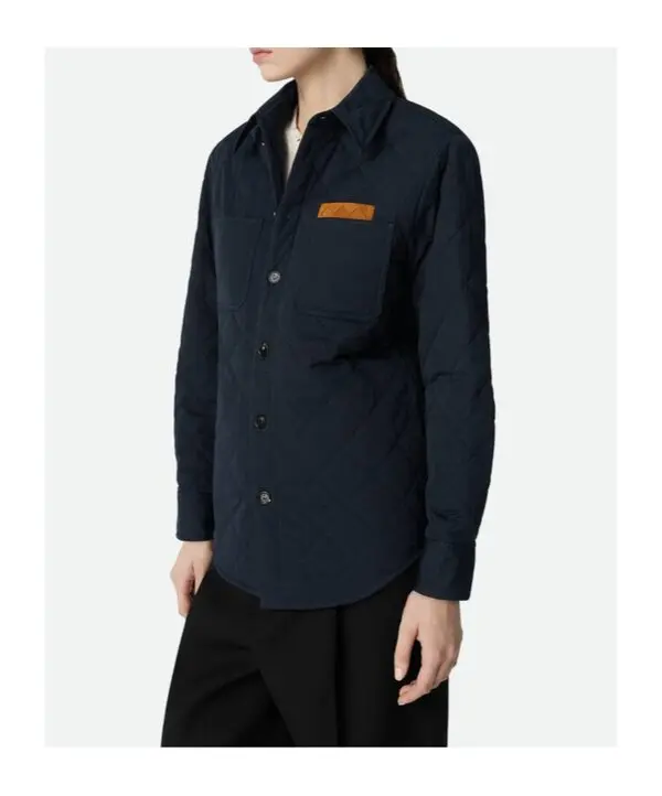 Bottega Veneta Quilted Cotton Overshirt