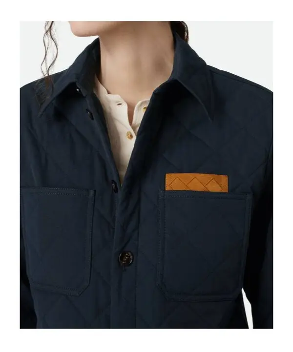 Bottega Veneta Quilted Cotton Overshirt