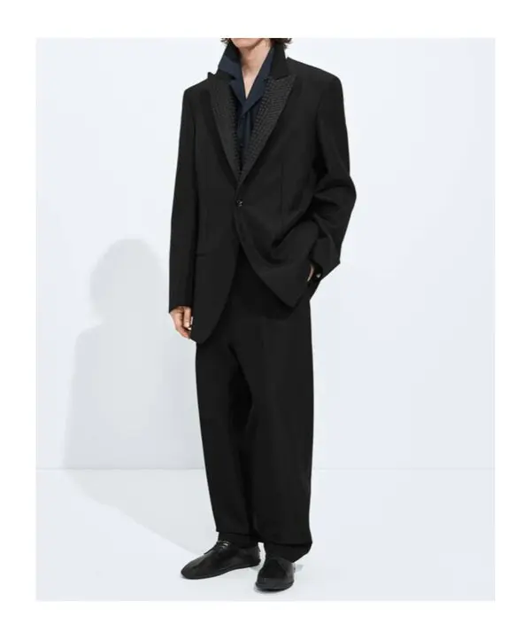 Bottega Veneta Mohair And Wool Shawl Lapel Jacket