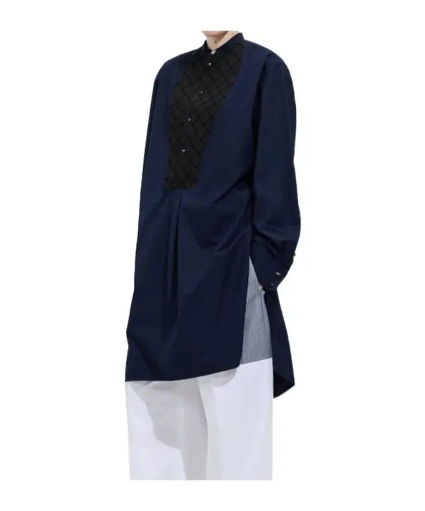 Bottega Veneta Cotton Poplin Long Sleeve Top