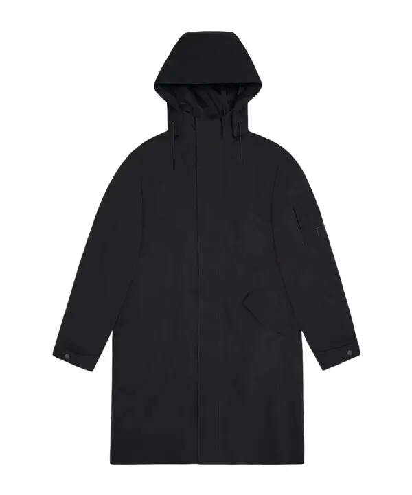 Rains Long Sleeve Trench Coat