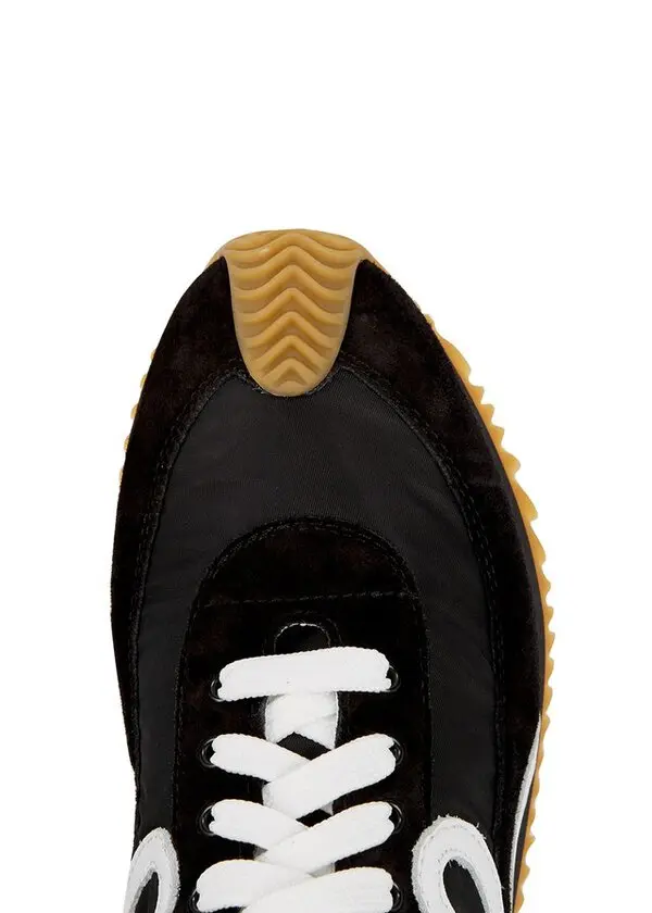 Loewe Flow Runner Panelled Sneakers - Black