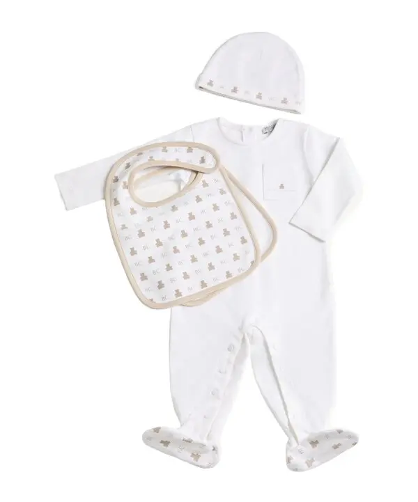 Brunello Cucinelli Bear-print Pajama Set