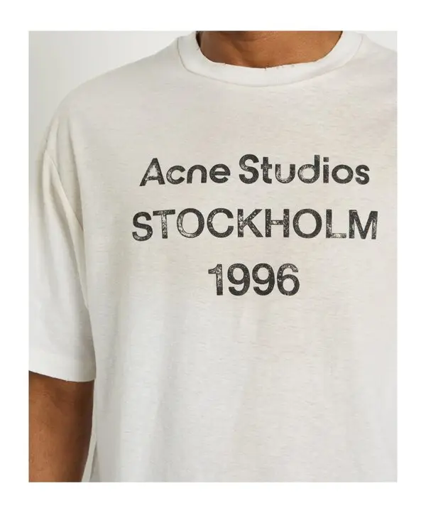 Acne Studios Exford Printed Cotton-blend T-shirt