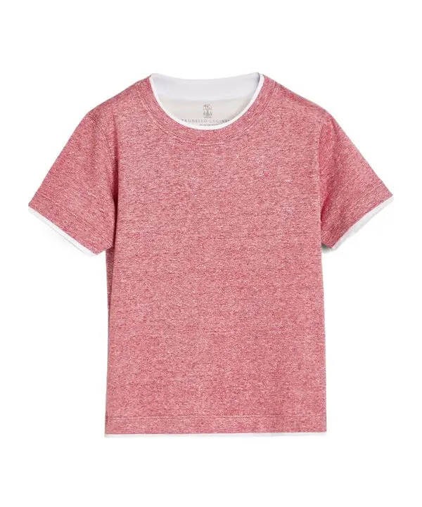 Brunello Cucinelli Linen And Cotton Jersey T-shirt