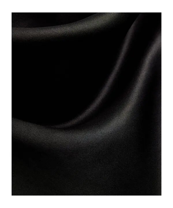REFORMATION Satin Mini Dress With Flared Sleeves