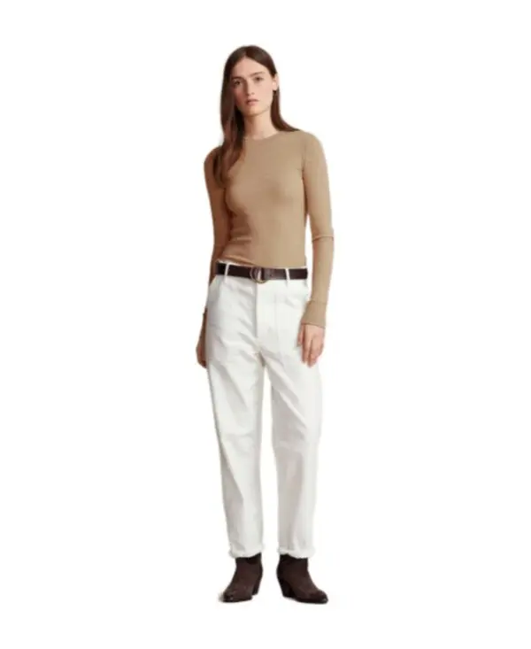 Polo Ralph Lauren Round-collar And Long-sleeved Sweater