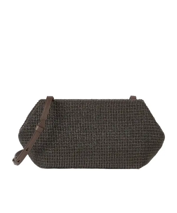 Brunello Cucinelli Detachable Cross Body Bag - Pine Cone Brown