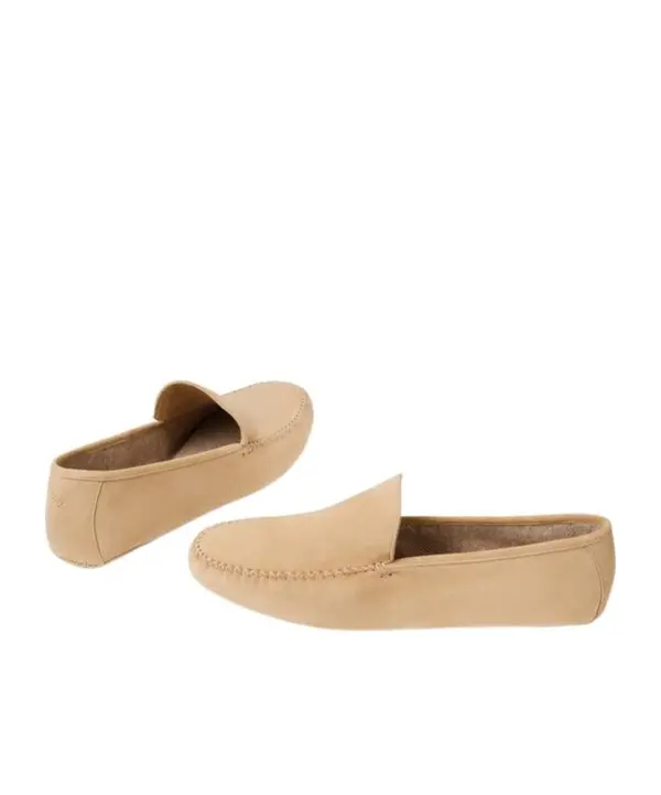 Loro Piana Maurice Suede Slipper - Peanut Butter