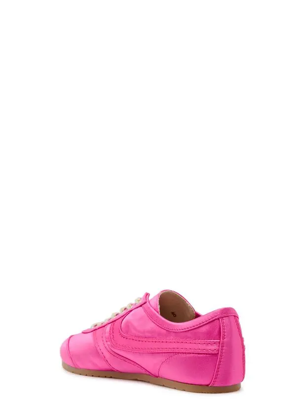 Dries Van Noten Dustin Panelled Satin Sneakers