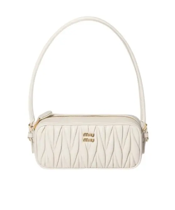 Miu Miu Matelassé Nappa Leather Pouch