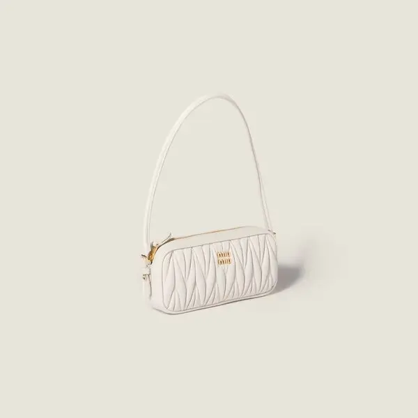 Miu Miu Matelassé Nappa Leather Pouch