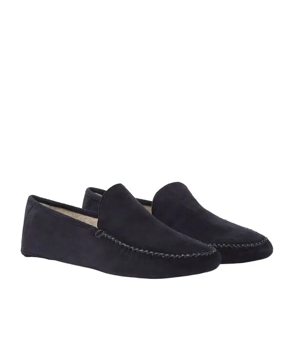 Loro Piana Maurice Slipper - Navy Blue