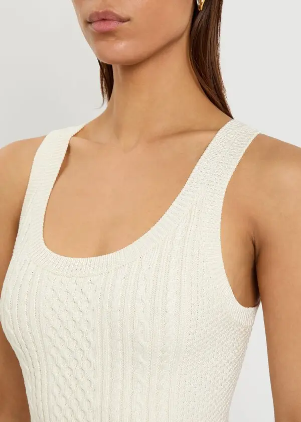 J.W.ANDERSON Cable Knit Tank Top