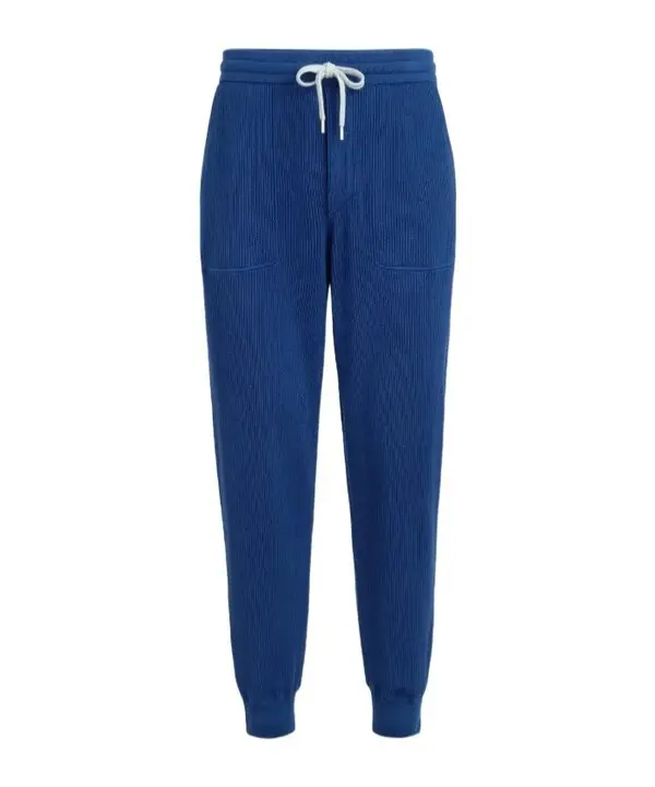 Brunello Cucinelli Ribbed-knit Track Pants