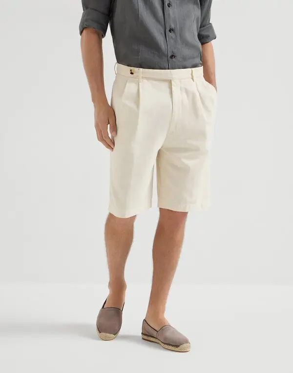 Brunello Cucinelli Pleated Waistband Shorts