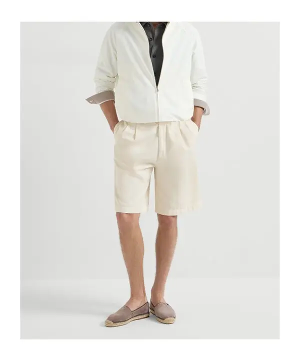 Brunello Cucinelli Pleated Waistband Shorts