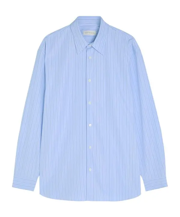Dries Van Noten Croom Pinstriped Cotton-poplin Shirt