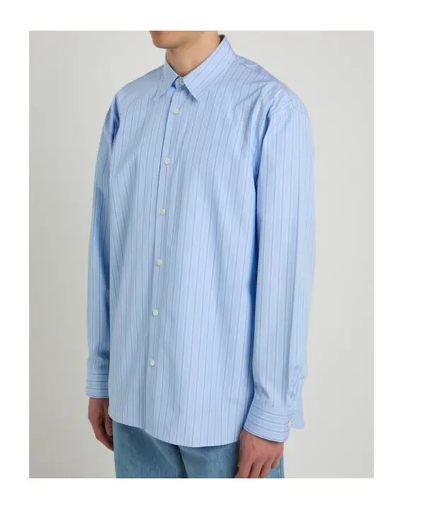 Dries Van Noten Croom Pinstriped Cotton-poplin Shirt