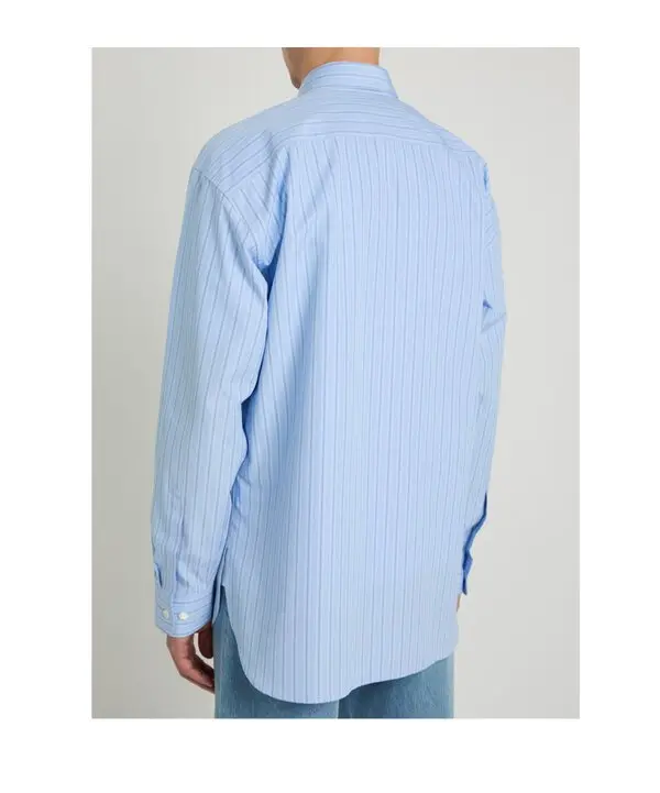 Dries Van Noten Croom Pinstriped Cotton-poplin Shirt