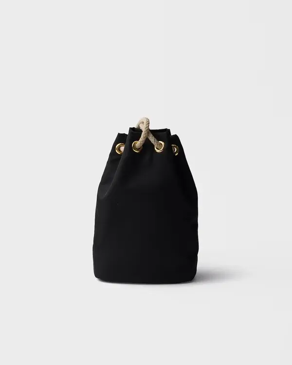 Prada Drawstring Clutch - Black