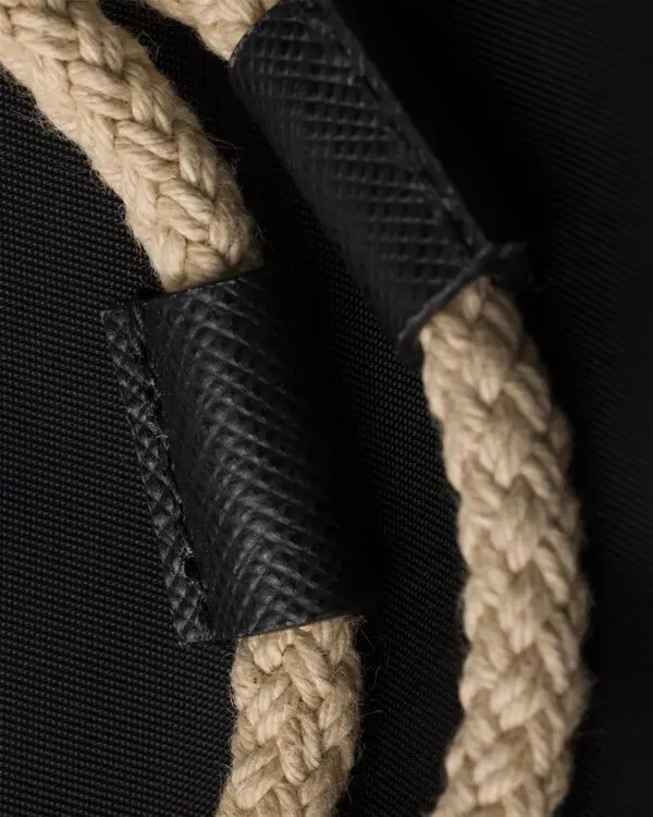Prada Drawstring Clutch - Black