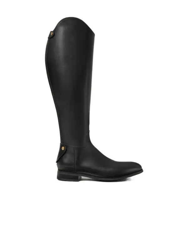 Loro Piana High Riding Boots With Zip Fastening - Black