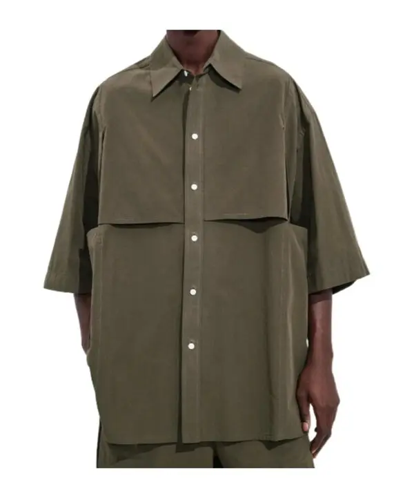 Bottega Veneta Macro Intreccio Cotton Shirt
